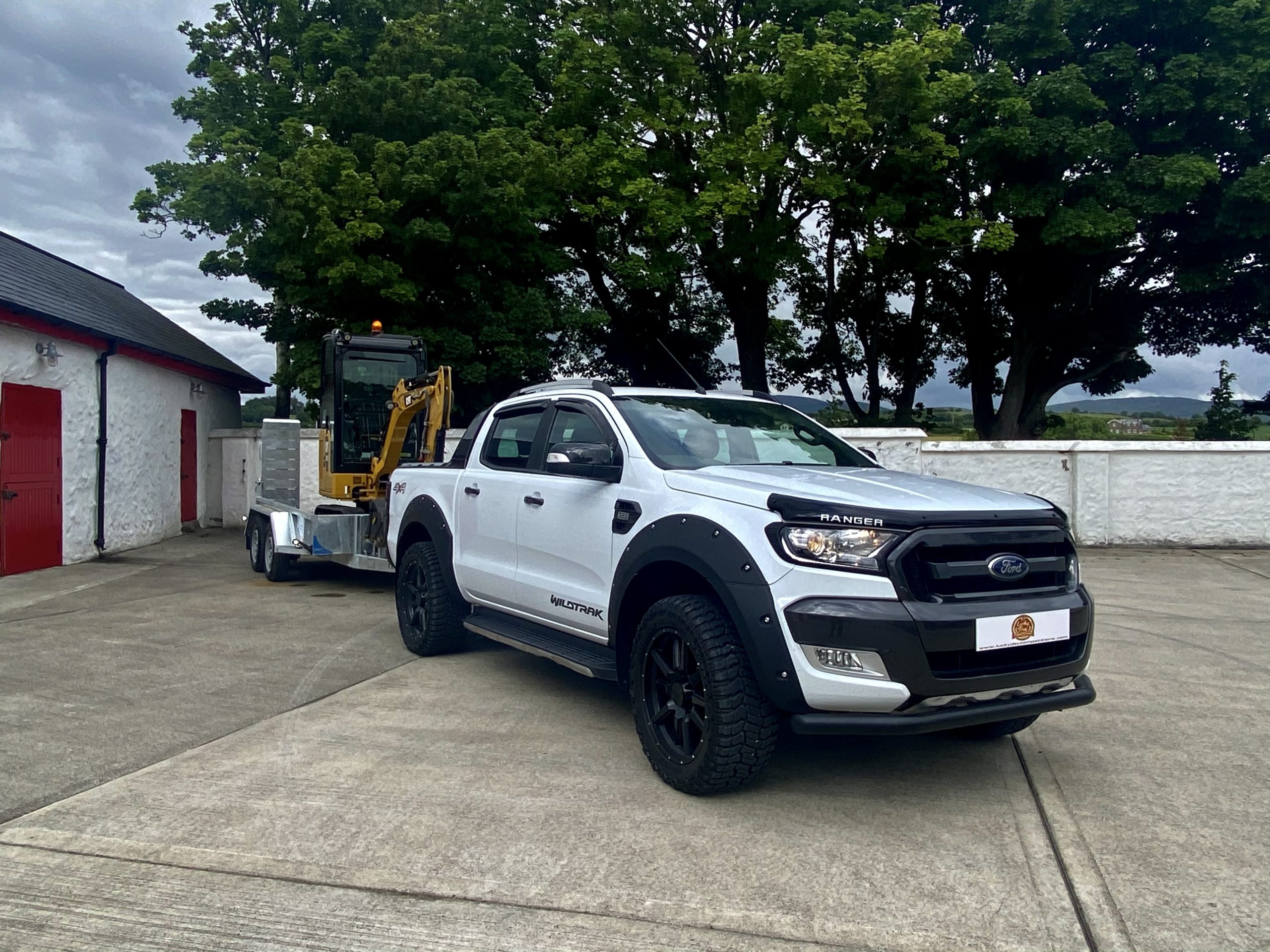 2017 Ford Ranger wildtrak & 2020 CAT 301.6 and a Brand new Dale Kane ...