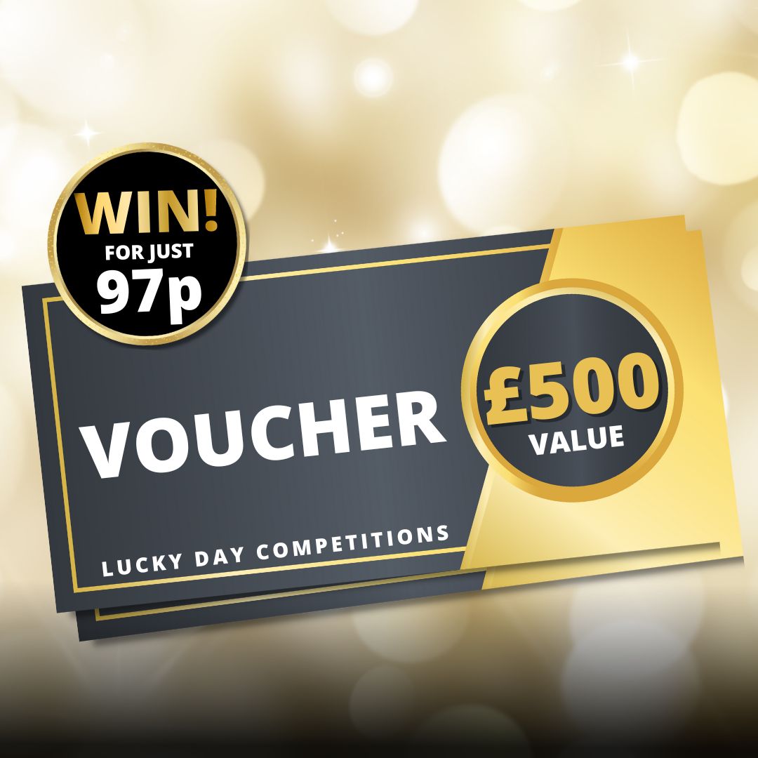 £500 WEBSITE VOUCHER. - Lucky Day Competitions