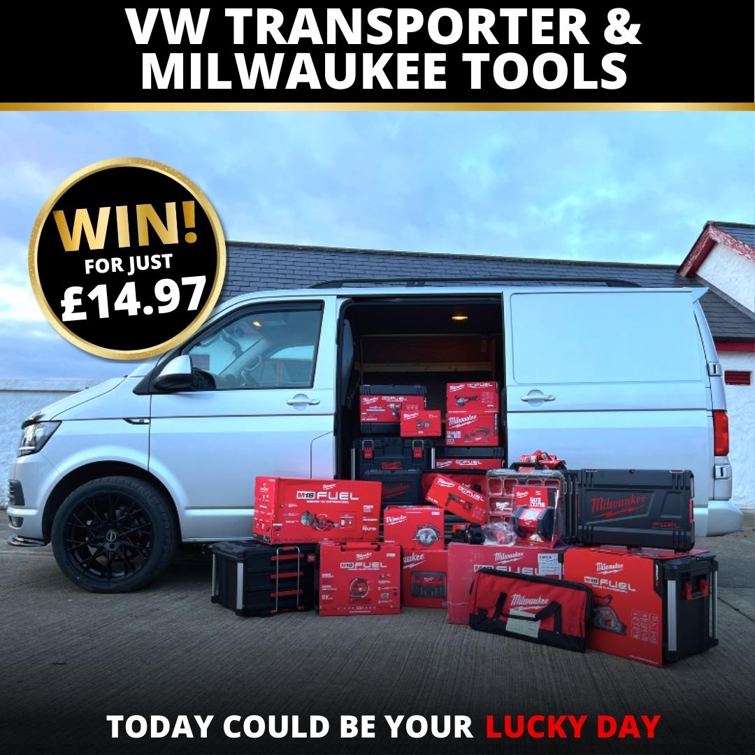 VW TRANSPORTER & MILWAUKEE TOOLS - Lucky Day Competitions