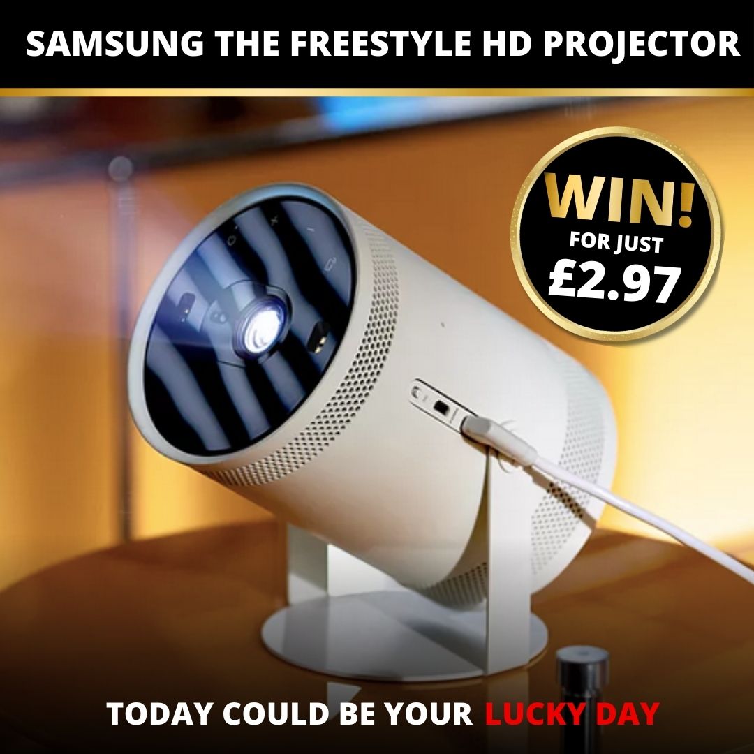 Samsung The Freestyle HD Smart Portable Projector - Lucky Day Competitions