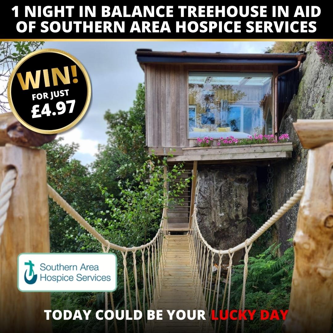1 NIGHT IN BALANCE TREEHOUSE IN AID OF SOUTHERN AREA HOSPICE SERVICES ...