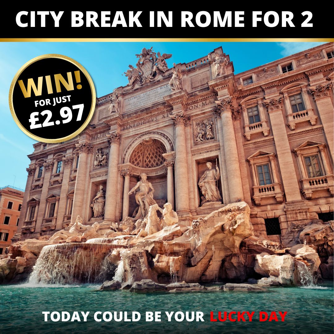 City Break in Rome for 2 - Lucky Day Competitions