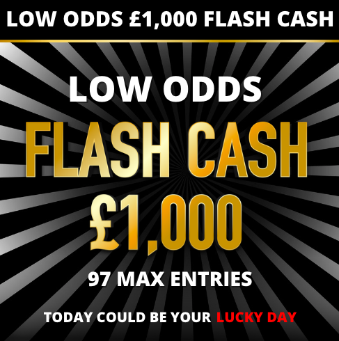 FLASH CASH £1,000 FOR £19.97 #55 - Lucky Day Competitions