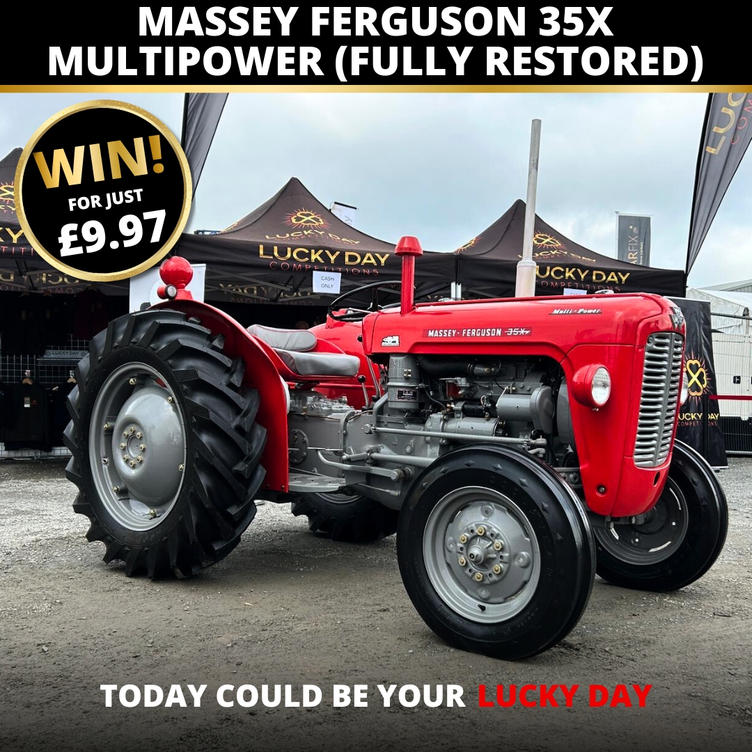 Massey Ferguson 35x Multipower (Fully Restored) - Lucky Day Competitions