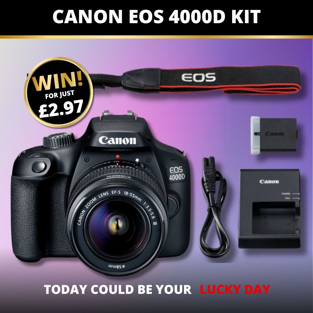 Canon EOS 4000D Kit (18-55 III) #8 - Lucky Day Competitions