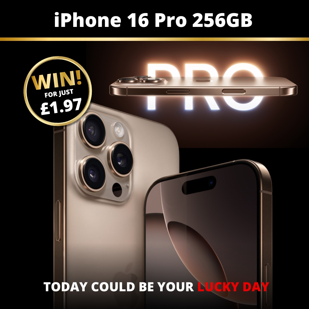 iPhone 16 Pro 256GB #12 - Lucky Day Competitions